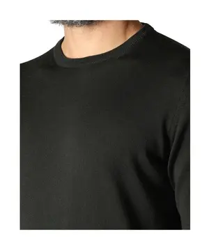 ROBERTO COLLINA Finegauge Crewneck Longsleeve Knit Sweater