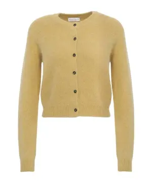 ROBERTO COLLINA Buttoned Knitted Cardigan - Nude