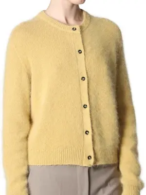 ROBERTO COLLINA Buttoned Knitted Cardigan