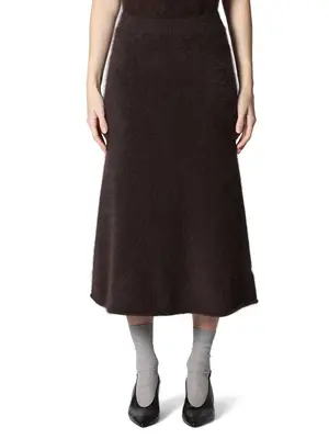 ROBERTO COLLINA Knitted Midi Skirt