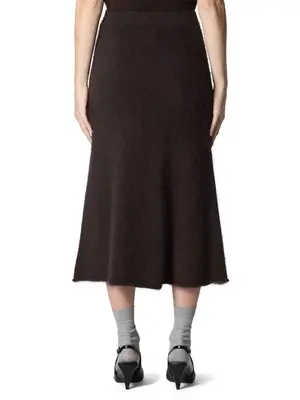 ROBERTO COLLINA Knitted Midi Skirt