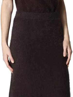ROBERTO COLLINA Knitted Midi Skirt