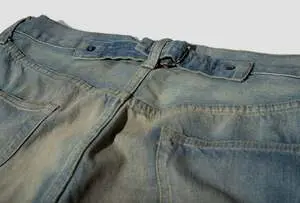 A.PRESSE Washed Wide-leg Jeans