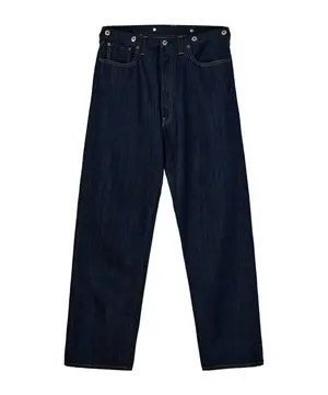A.PRESSE Washed Wide-leg Jeans - Indigo