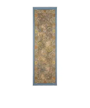 Etro Floral Paisley Pattern Frayed Scarf