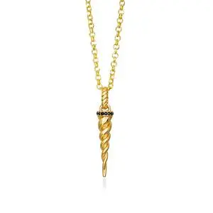 MYRTO KATRAMADOU JEWELLERY Unicorn Whisper Necklace - Black