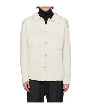 Auralee Long Sleeve Cotton Cardigan