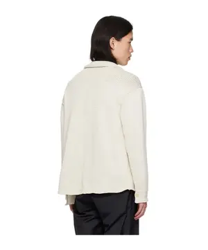 Auralee Long Sleeve Cotton Cardigan