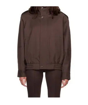 THE FRANKIE SHOP Twill Bomber Jacket