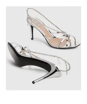 Gucci Embellished Chain Sandals