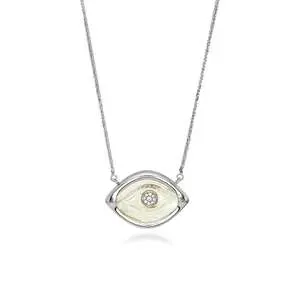 MYRTO KATRAMADOU JEWELLERY Aegean Eye – Citrine Aegean Necklace - Yellow
