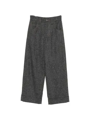 Brunello Cucinelli Wool Trousers - Grey