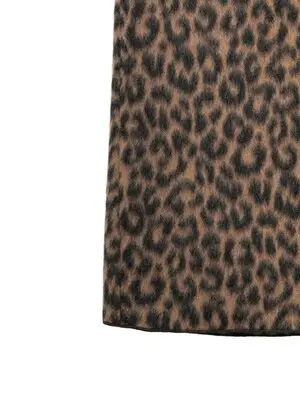 ALYSI Wool Midi Skirt