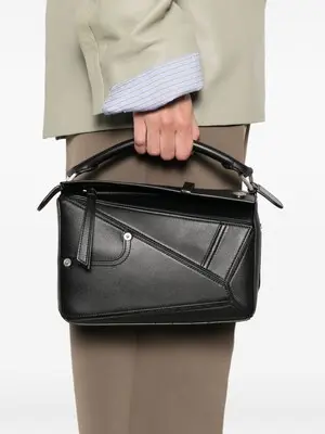 Loewe Puzzle Panta Small Leather Shoulder Bag