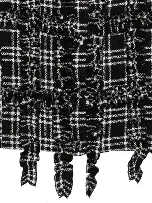 ALESSANDRO ENRIQUEZ Checked Short Jacket