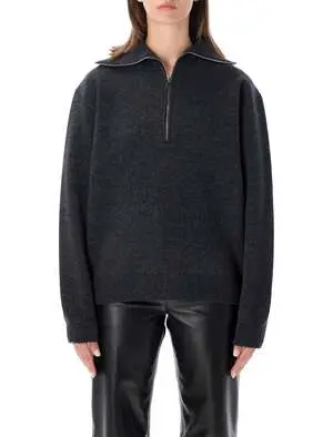 RÓHE Half-zip Wool-cashmere Sweater