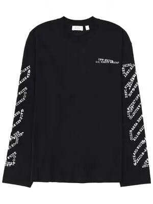 Off-White Graphic Logo Long Sleeve T-shirt