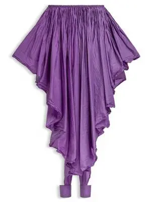 Alaïa Asymmetrical Draped Maxi Skirt