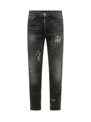 Dsquared2 Teddand Jethe Distressed Jeans - Black