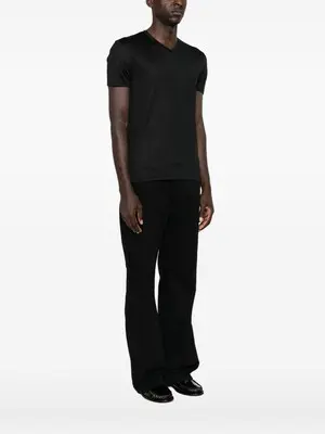 Gucci Silk V-necked T-shirt