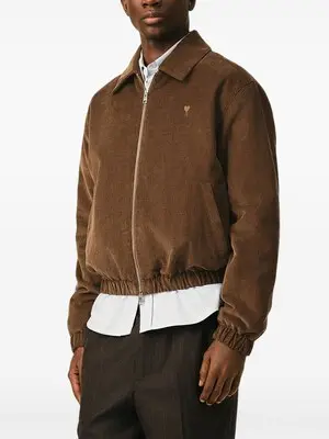 AMI Paris Velvet Cotton Blouson Jacket