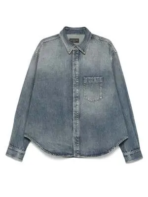 Balenciaga Oversized Denim Button-up Shirt
