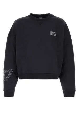 NEW BALANCE Oversized Cotton Sweatshirt For