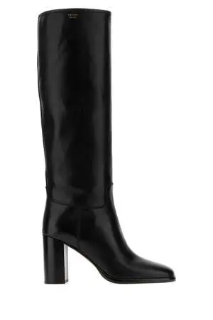 Prada Practical 9 Cm Heel Leather Boots For