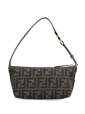 Fendi Ff Jacquard Pouch