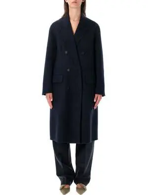 Prada Double-breasted Wool Cashmere Tailored Coat