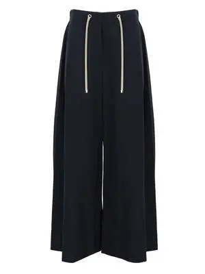 Max Mara Wide-leg Cotton Pants