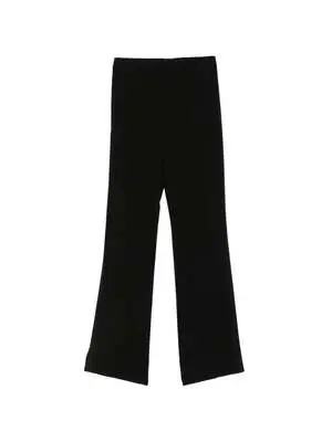 Max Mara Maximal Chic Cady High-waist Trousers With Pressed Crease