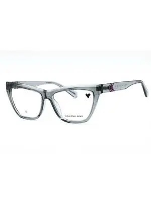 Calvin Klein Cat Eye Eyeglasses - Rose/clear Demo Lens