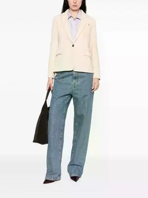 CIRCOLO 1901 Corduroy-effect Single-breasted Jacket