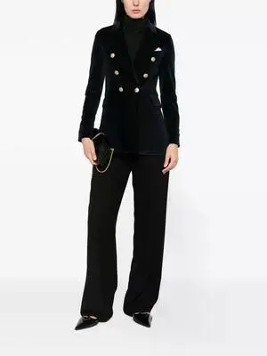 CIRCOLO 1901 Double-breasted Velvet Blazer