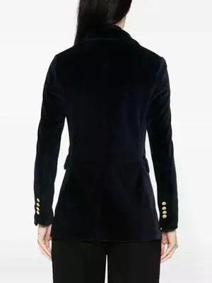 CIRCOLO 1901 Double-breasted Velvet Blazer