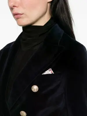 CIRCOLO 1901 Double-breasted Velvet Blazer