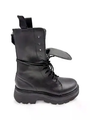 PATRIZIA BONFANTI Lace-up Ankle Boots - Black