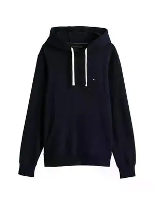 Tommy Hilfiger Embroidered Cotton Hoodie - Blue