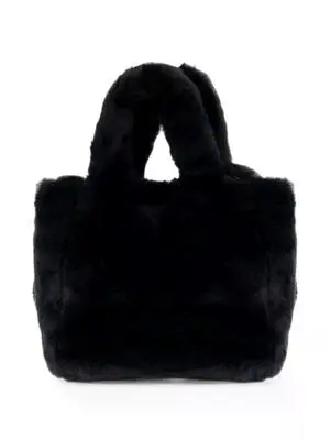 Herno Faux Fur Tote Bag With Gold-tone Hardware