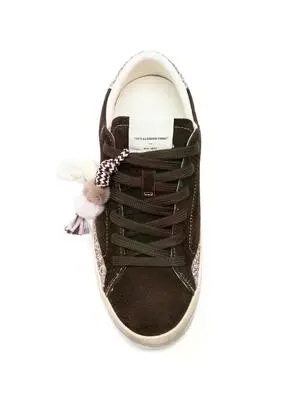 CRIME LONDON Distressed Glitter Sneakers