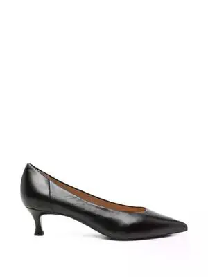 Unisa Pointed-toe Leather Pumps - Black