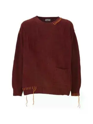 AMISH SUPPLIES Whipstitch Trim Patch Pocket Sweater