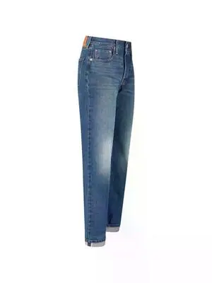 LEVI'S Selvedge Faded-effect Jeans