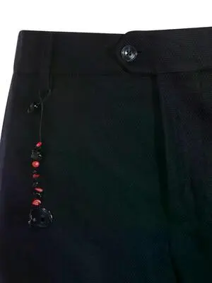 Marco Pescarolo Tailored Trousers With Beaded Detail