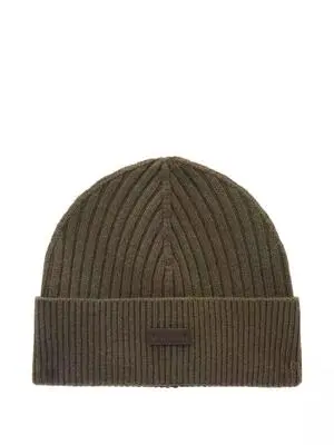Herno Ribbed-knit Beanie Hat - Brown