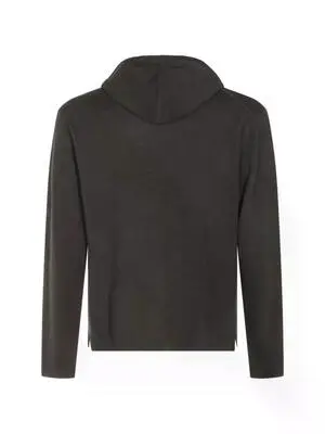 LISA YANG Cashmere Drawstring Hoodie - Brown