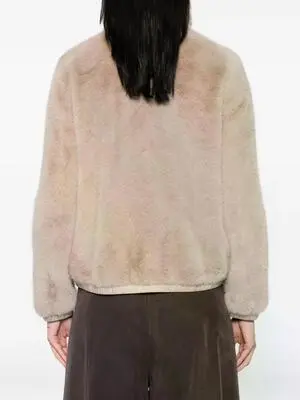 DUNO Reversible Faux-fur Jacket With High Neck