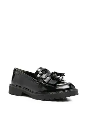 TAMARIS Tassel-detail Patent-leather Loafers