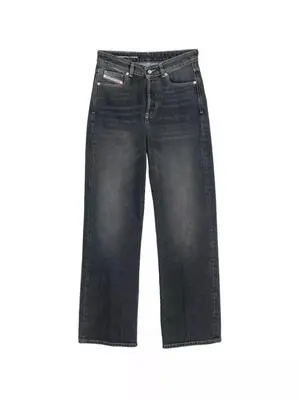 DIESEL® Faded-effect Straight-leg Jeans - Grey
